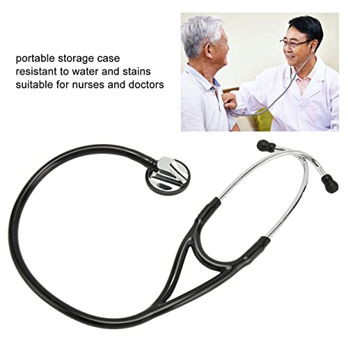 Single Head Cardiology Stethoscope, Adjustable Multifunctional Cardiology Stethoscope for Nurses