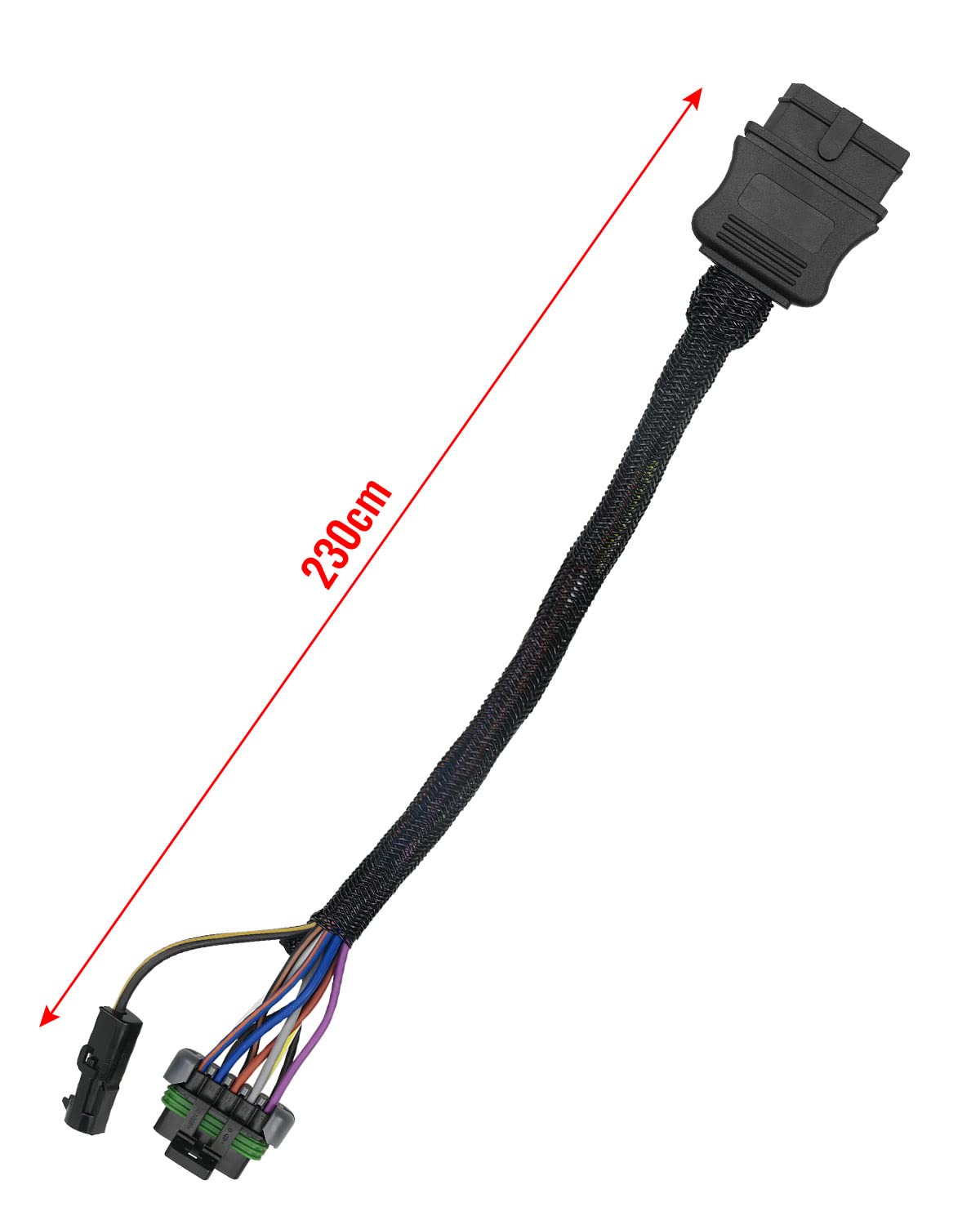 NTSUMI 11 Pin Vehicle Side Light Wiring Harness Replace 26357 22413 Fit for Western Fisher Blizzard SnowEx Plows with Dust Cover