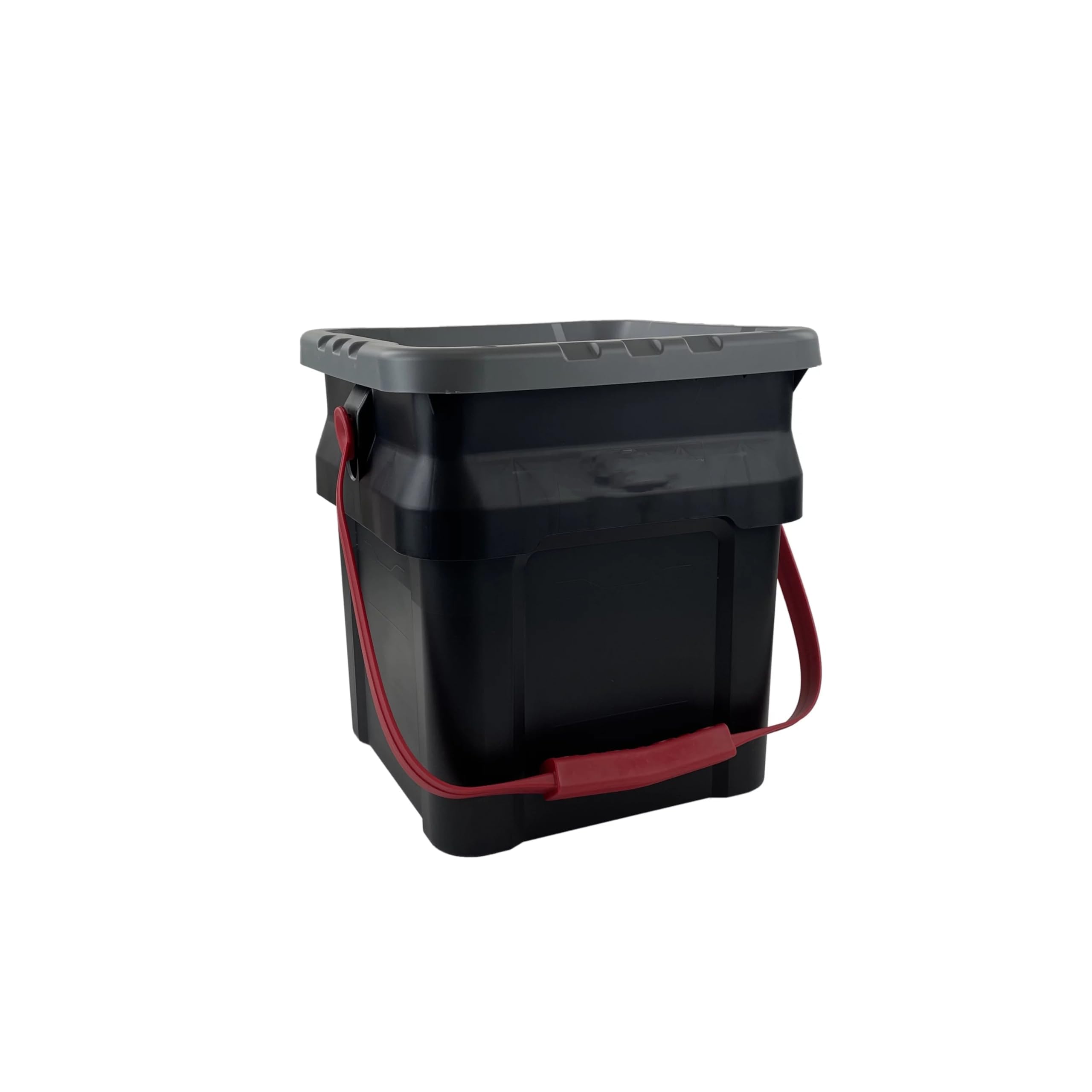 VVloop 5 Gallon Heavy Duty Plastic Material Bucket Tote, Black, Buckets, Commercial mop Buckets, Paint Buckets,Cleaning Buckets,Plastic Bucket