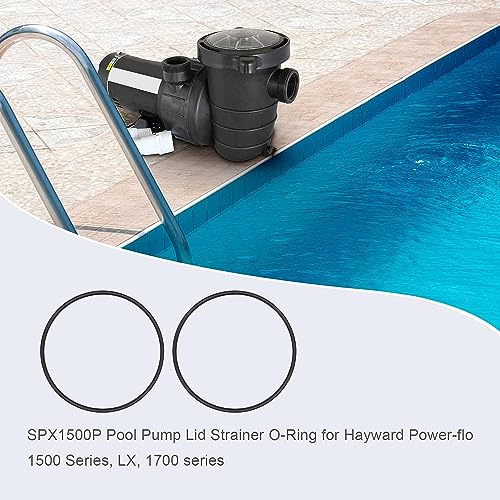 onlineseal Replacement SPX1500P Pool Pump Lid Strainer O-Ring Suitable for Hayward Power-flo 1500 Series, LX, 1700 Series(4/Pack)