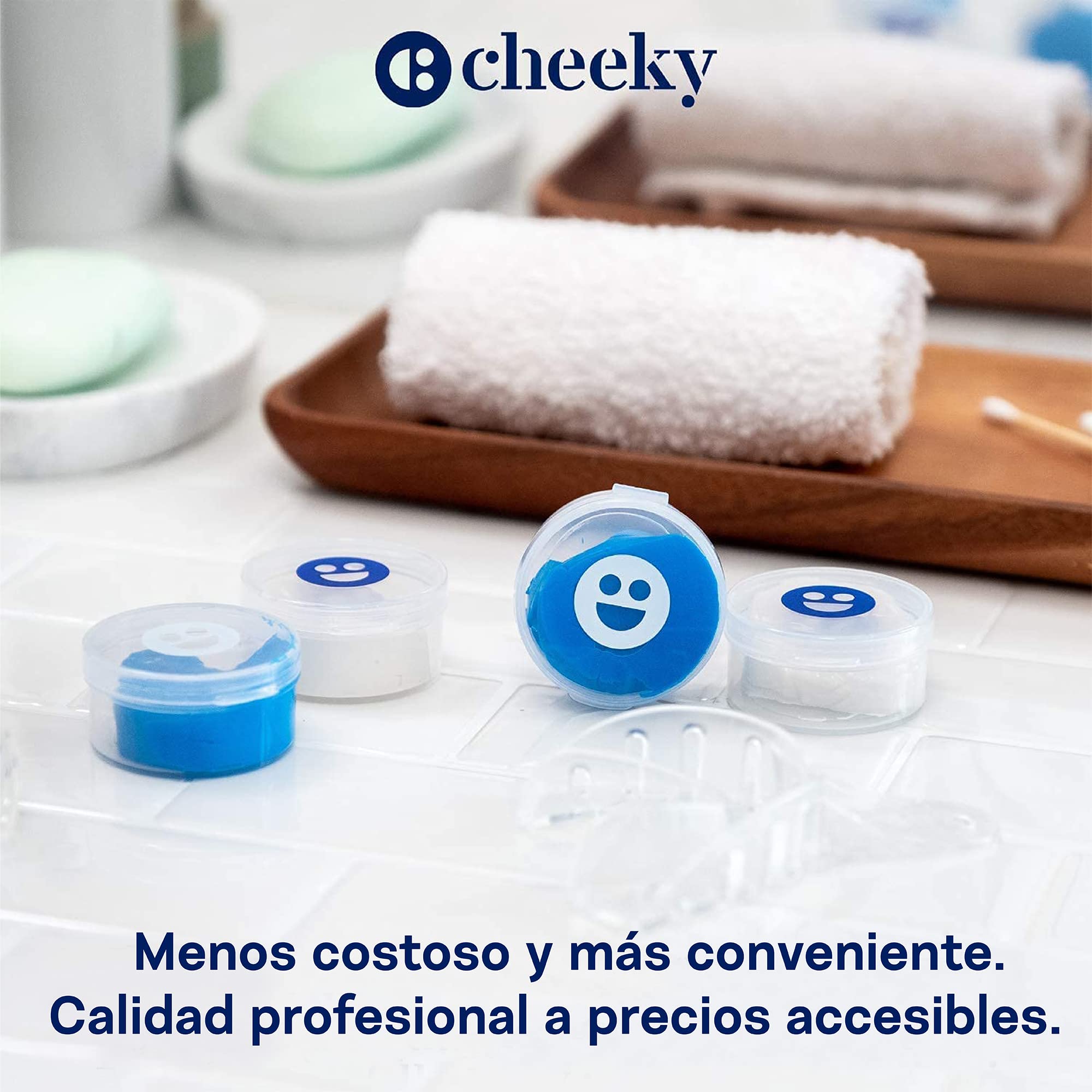 Retenedores de Dientes Cheeky | Los Mejores Protectores para Dientes Ortodoncia | Protector Bucal Contra el Bruxismo | Protectores para Los dientes para bocxear, Dolores de cabeza/Cuello, TMJ