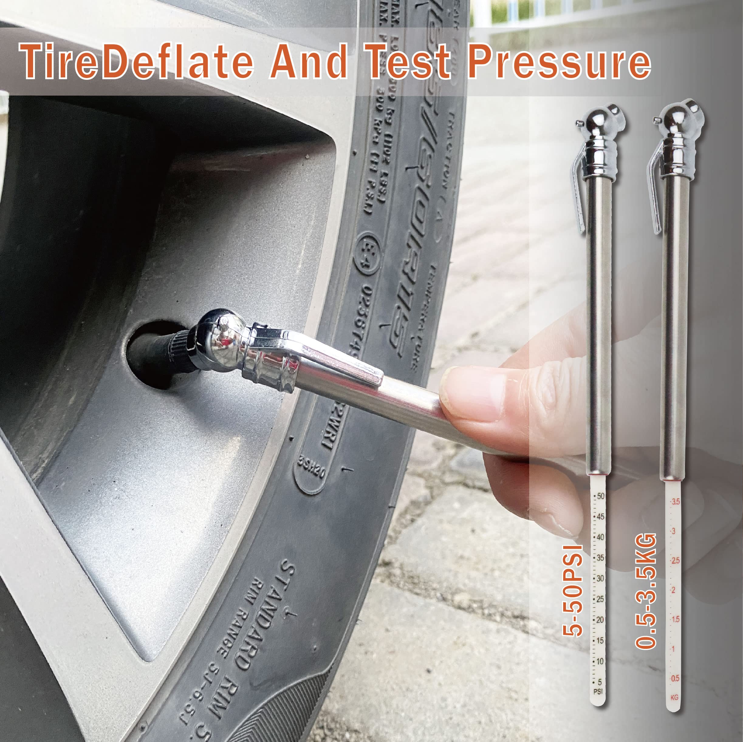 MELPRISU 17 Pieces Air Tool Kit 3/8" X 25ft PVC Air Compressor Hose Kit Air Compressor Accessories Kit