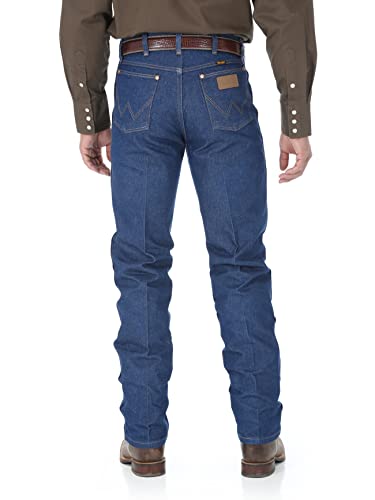 Wrangler Men's 13MWZ Cowboy Cut Original Fit Jean, Rigid Indigo, 38W x 34L