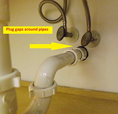 Pestplug 4" X 5' Long x 3 Rolls, 100% Stainless Steel Woo: Gap Blocker to Keep Mice, Rodents & Insects Out. Does NOT Rust! Fill Fabric, Plug Holes & Gaps in Homes, Garages, Farm Buildings, RV's