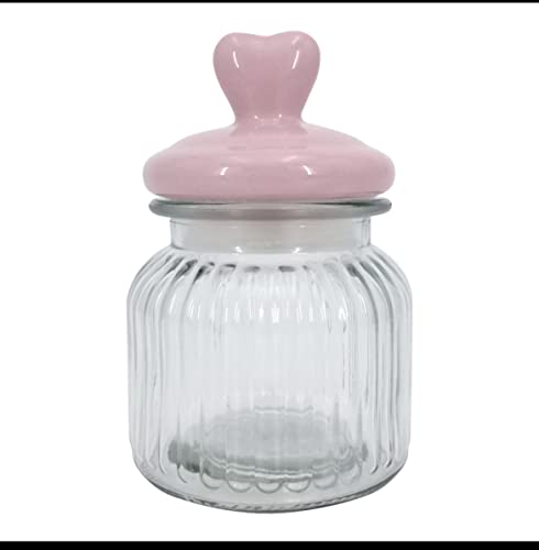 Valentines glass container
