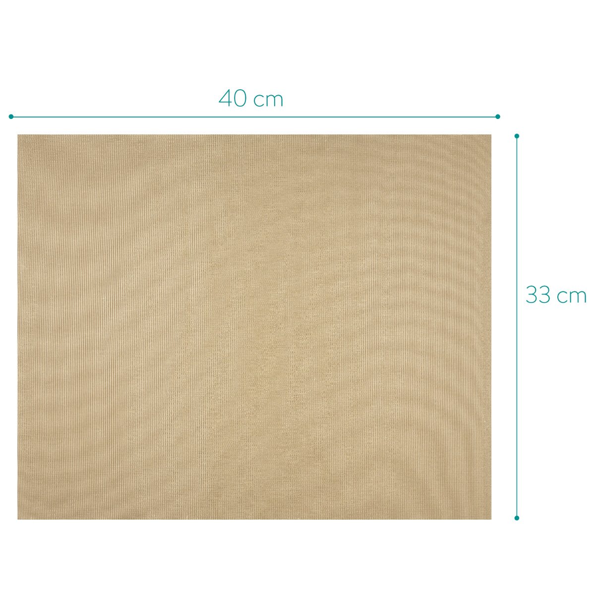 Navaris Set of 3 Reusable Baking Sheets - 13x16 Inches Parchment Paper for Baking Oven - Durable Non-Stick Baking Mats - Reversible Baking Tray