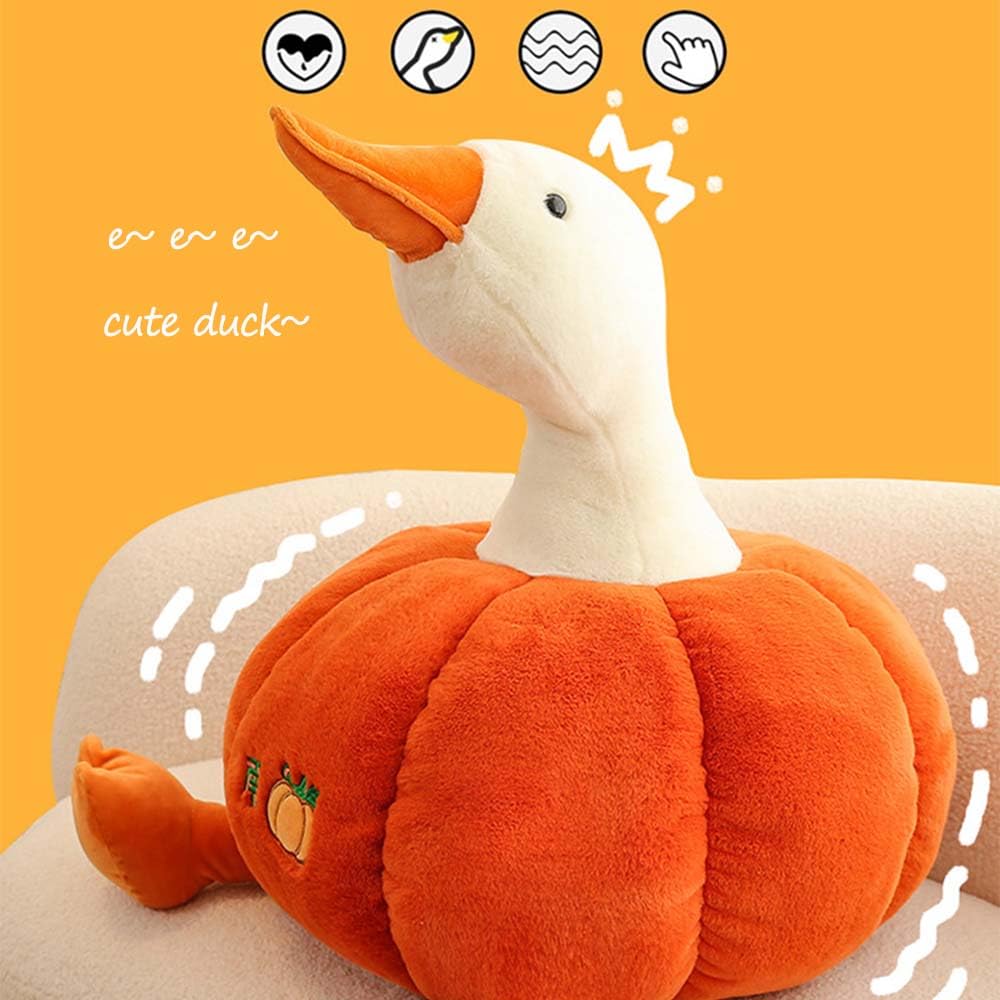 Yaafency Cute Stuffed Animals Plush Toys,Stuff Pumpkin Duck Plushies Soft Cuddly Gift for Kids Girls Boys
