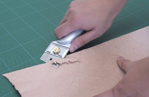 NT Cutter Cushion Grip Leather Knife, 1 Knife (KT-2000GP)