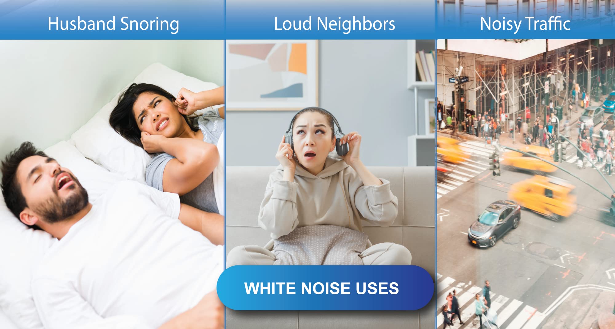Riptunes White Noise Sound Machine w/ 28 Soothing Sounds, SM128 Enjoy Your Sleep with This Great Noise Machine