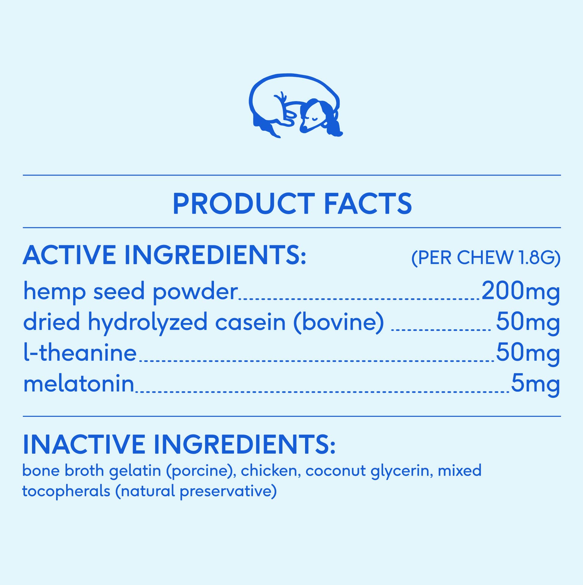 Native Pet Calm β Dog Calming Chews β Dog Melatonin for Small, Medium, Large Dogs - Melatonin for Dogs Sleep Aid β Natural Dog Calming Chews β Anxiety Relief & Calming Dog Treats - 60 Calm Dog Chews