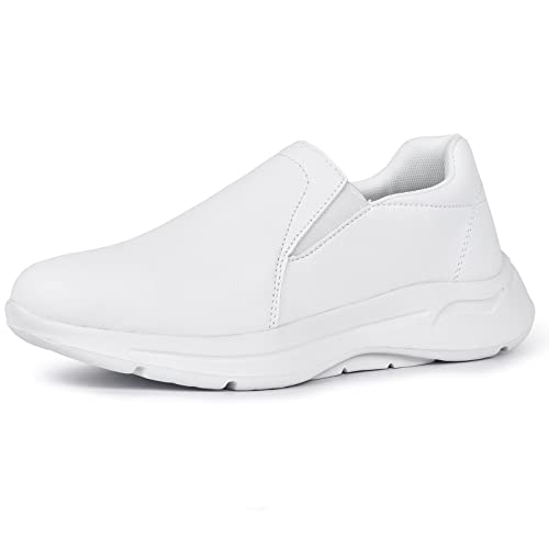 Sasuwa Nurse Shoes for Women Comfortable Slip Resistant Work Shoes White Nursing Shoes 8.5 (M) US