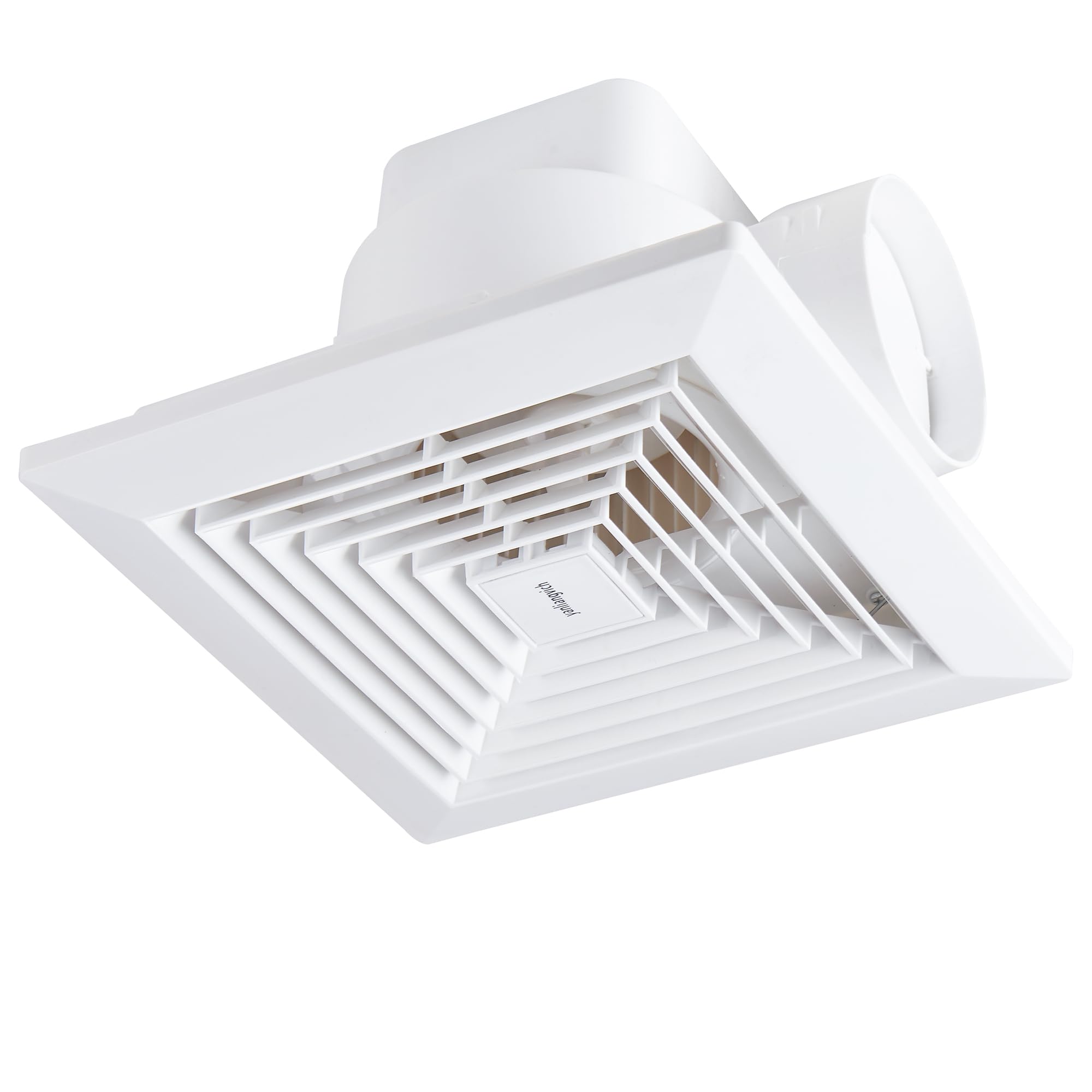yanliangvich Bathroom Exhaust Fan, 10 Inch Ceiling Mount Fan, 110 CFM 1.0 Sones Ultra-Quiet Ventilation Fan, Square Exhaust Fan Ceiling Mount