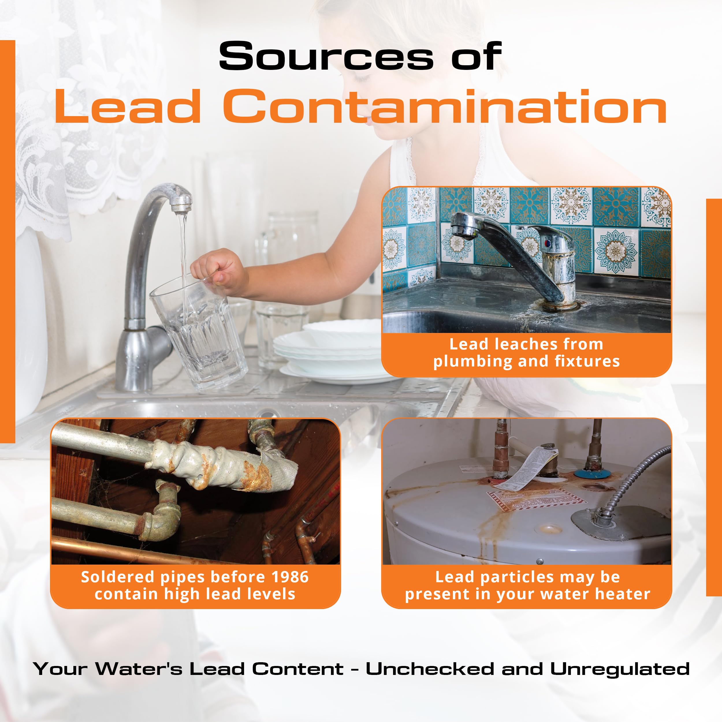 Watersafe® Advanced Lead in Drinking Water Test Kit – Lead Detection at 5 PPB - DIY at Home Water Lead Test Kit for Tap or Well Water – 8 Minute Test (2)