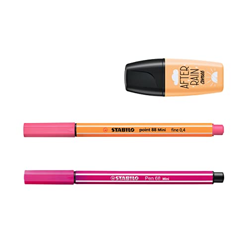 Stabilo Point 88 Pen & Pen 68 Marker Wallet Sets, Multicolor