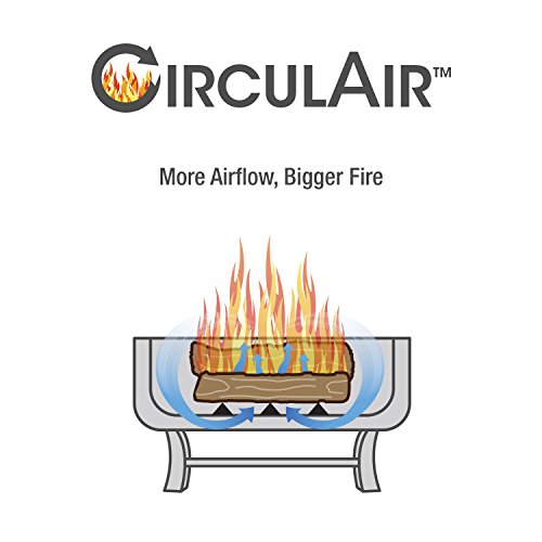 Pleasant Hearth OFW651R Colossal Fire Pit, Black