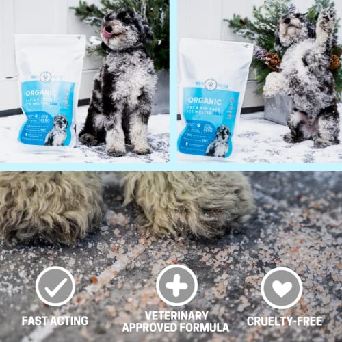 Northern Salt North Pro Paw Sub Zero Deicer 25 lb Resealable Ice Melt Bag Pet Friendly Ice Melt, Kid Safe Deicer, Organic Ice Melt Safe for Dogs & Paws, Pet Safe, Works Fast on Driveways & Sidewalks