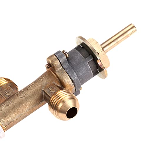 P1TOOLS Low Pressure LPG Propane Gas Fireplace Fire Pit Flame Failure Safety Control Valve Kit (Low Pressure Propane Valve with 3/8" Flare Inlet & Outlet), Suitable for Gas Grill, Heater, Fire Pit