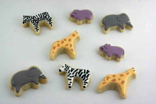 Mini Circus Animal Cookie Cutter 5 Piece Set from The Cookie Cutter Shop - Mini Elephant, Hippo, Giraffe Cookie Cutters β Tin Plated Steel Cookie Cutters