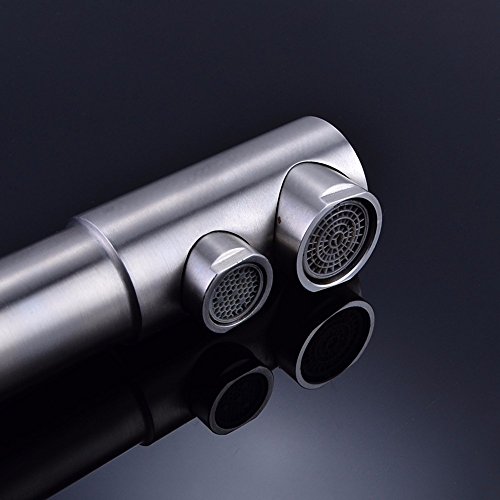 SJQKA-.304 stainless steel kitchen kitchen faucet. Fine. The vegetable washing basin, cold and hot water tap. 360 degree swivel head