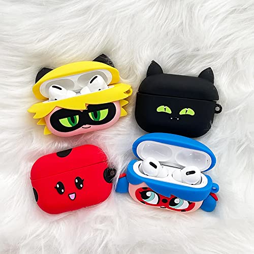 ZAG STORE - Miraculous Ladybug - AirPods Case Pro Super Heroes Cat Noir