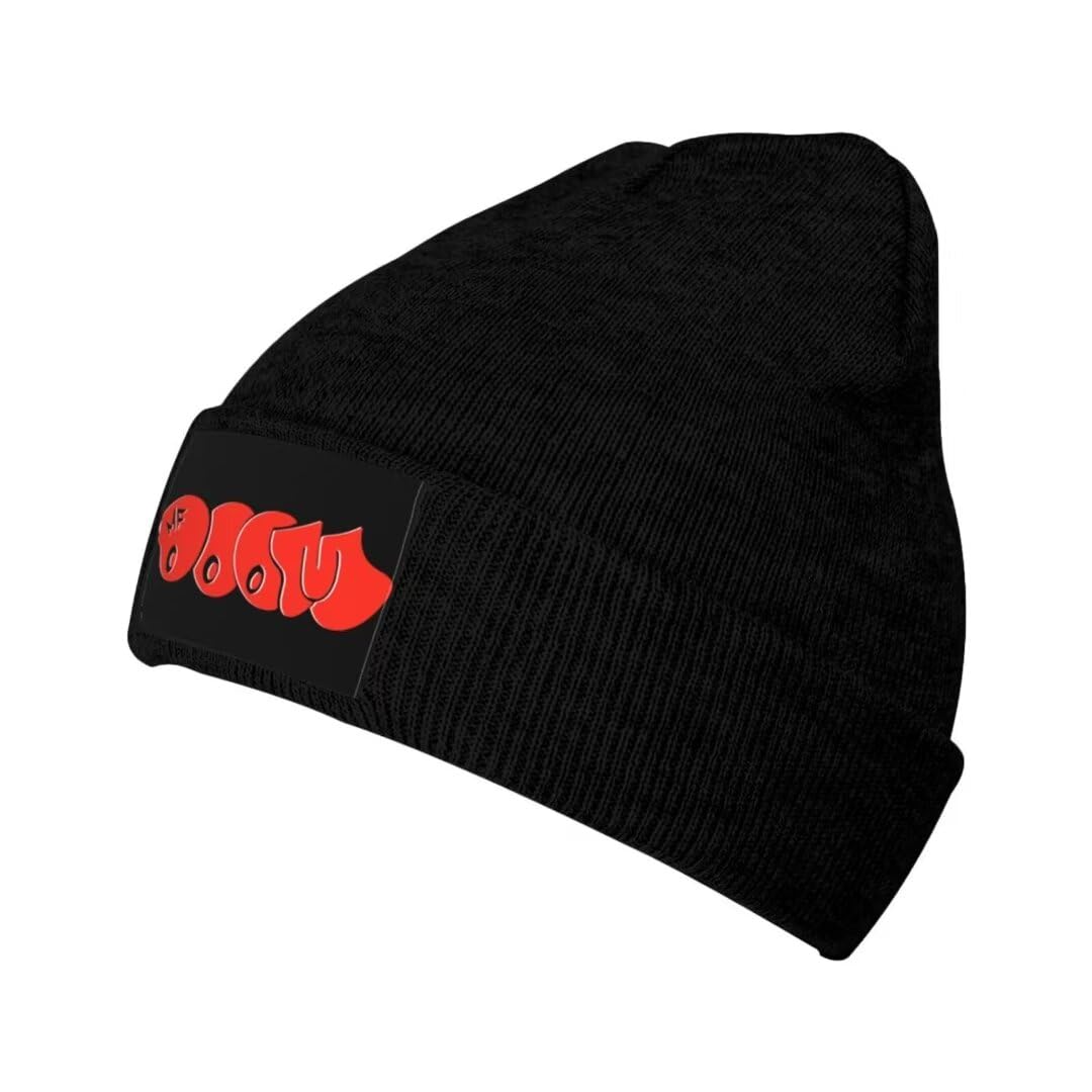 MF Doom Beanie Hat Warm Knit Beanies for Mens Womens Winter Hats Adult Caps Black