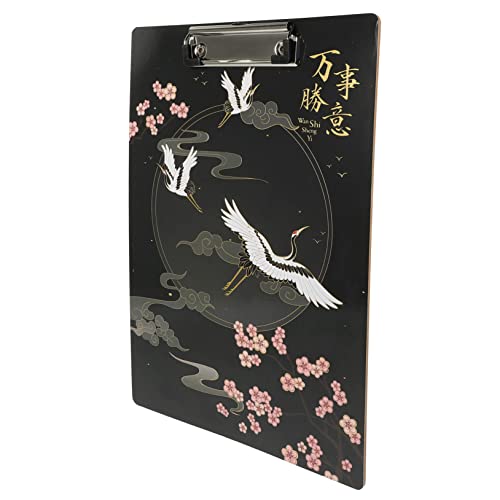 Tofficu 3pcs Acrylic Sheet Nurses Clipboards Paper Clip Holder Hardboard Clipboard Exam Paper Clips A4 File Folder Lightweight Clipboard Black Plate Clamp Multifunction Office Clipboard