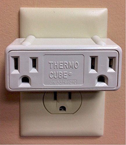 Thermo Cube Model TC-3: Thermostatically Controlled Outlet - On at 35-Degrees/Off at 45-Degrees