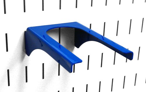 Wall Control Pegboard 2in Handle Pegboard Bracket Slotted Metal Pegboard Hook Pegboard and Slotted Tool Board β Blue