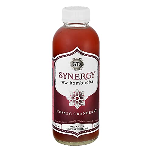GT's Kombucha, Cosmic Cranberry 16 Fl Oz