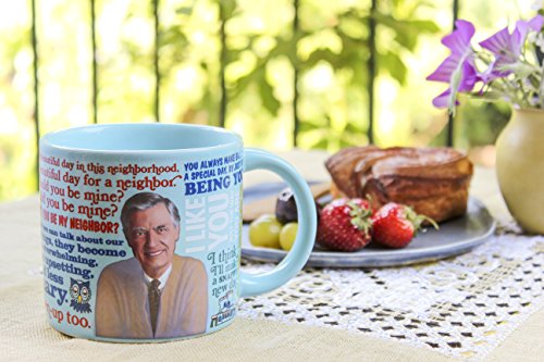 Mister Rogers Heat Changing Mug - Add Coffee or Tea and Mr. Rogers' Jacket Changes to His Sweater - Comes in a Fun Box