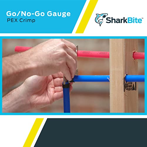 SharkBite 3/8 Inch PEX Crimp Tool Go / No-Go Gauge, Plumbing Fittings, 23080