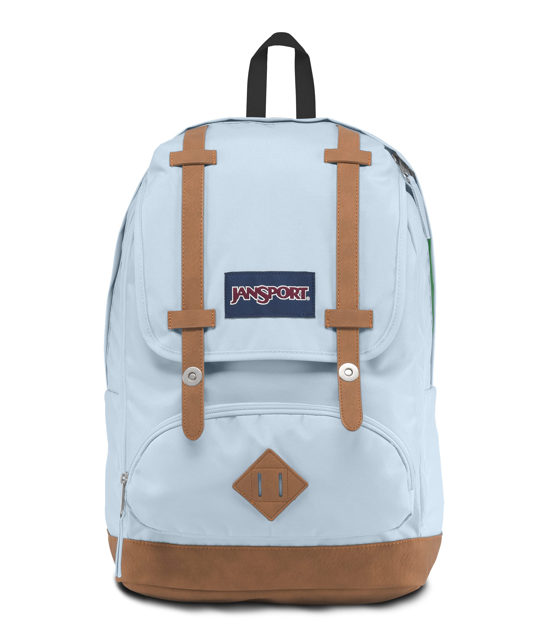 JanSport Cortlandt Laptop Backpack, Blue Dusk, 15โ Laptop Sleeve-Synthetic Leather Shoulder Computer Bag with Large Compartment, Padded Straps-Book Rucksack for Men, Women