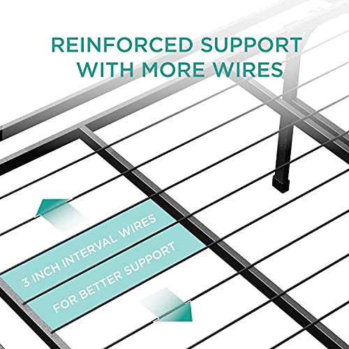 ZINUS SmartBase Heavy Duty Mattress Foundation / 16 Inch Metal Platform Bed Frame / No Box Spring Needed / Sturdy Steel Frame / Underbed Storage, Full