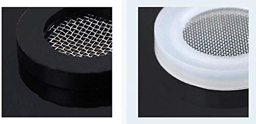 Olivia tree Black 3 pcs Silicone Washer Silicone Filter Gasket for Shower Head Water tap Faucet