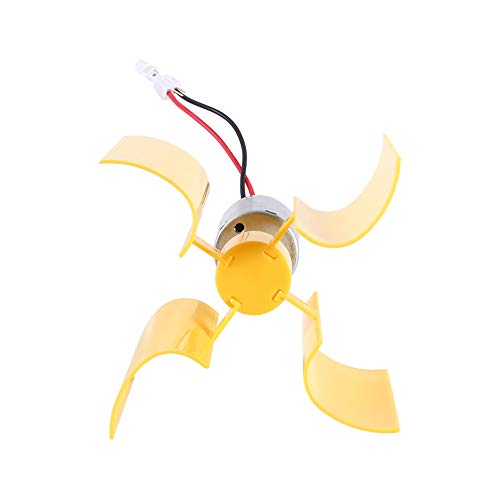 Omabeta Wind Turbine DIY Kit Health Gear Vertical Wind Generator Small Motor Vertical Electricity Generator for Science Education Teaching Physical Power Generation Principle