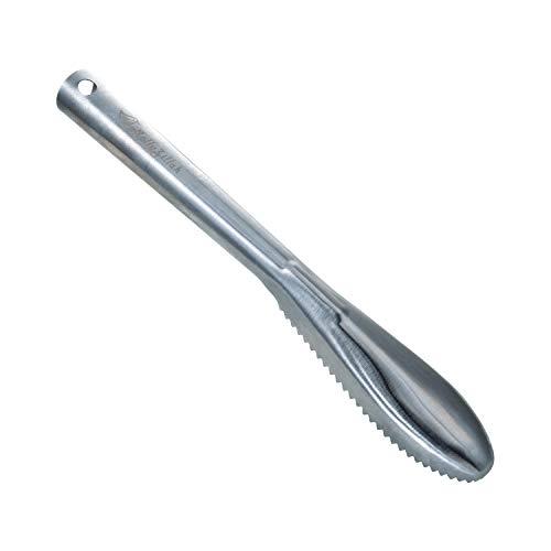 MollyZillah Stainless Steel Fish Scale Remover,A Magic Kitchen Gadgets/Accessories/Tools/Kit, A Descaler Tool For Cleaning Salmon/Grouper, Fish Scale Scraper/Skinner/Cleaner For Fast Scales Peeling