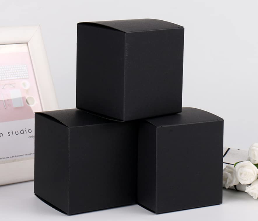 XIGUI 20 Gift Boxes 4 x 4 x 6 Inches Small Gift Boxes with Lids, Matte Black Gift Boxes Bulks for Wedding, Party, Birthday, Groomsman Proposal Boxes ,Wedding, Christmas, Crafting, Cupcake
