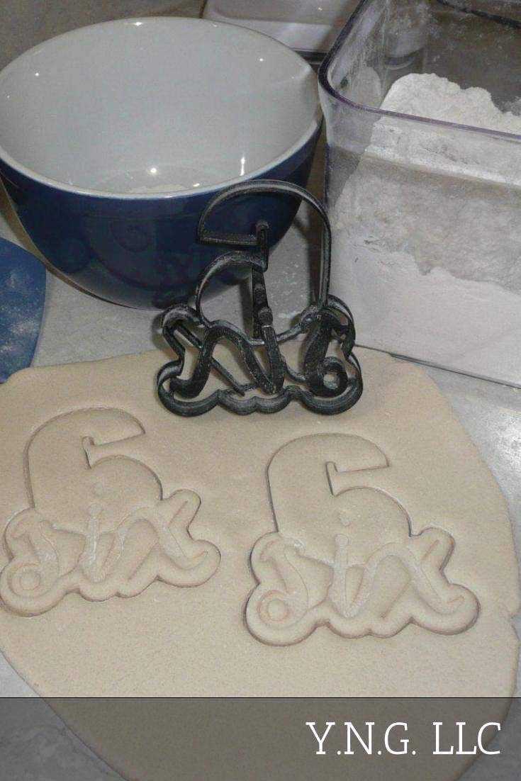 NUMBERS WITH WORDS 1 ONE THROUGH 10 TEN DETAILED NUMBERS SET OF 10 COOKIE CUTTERS MADE IN USA PR1157