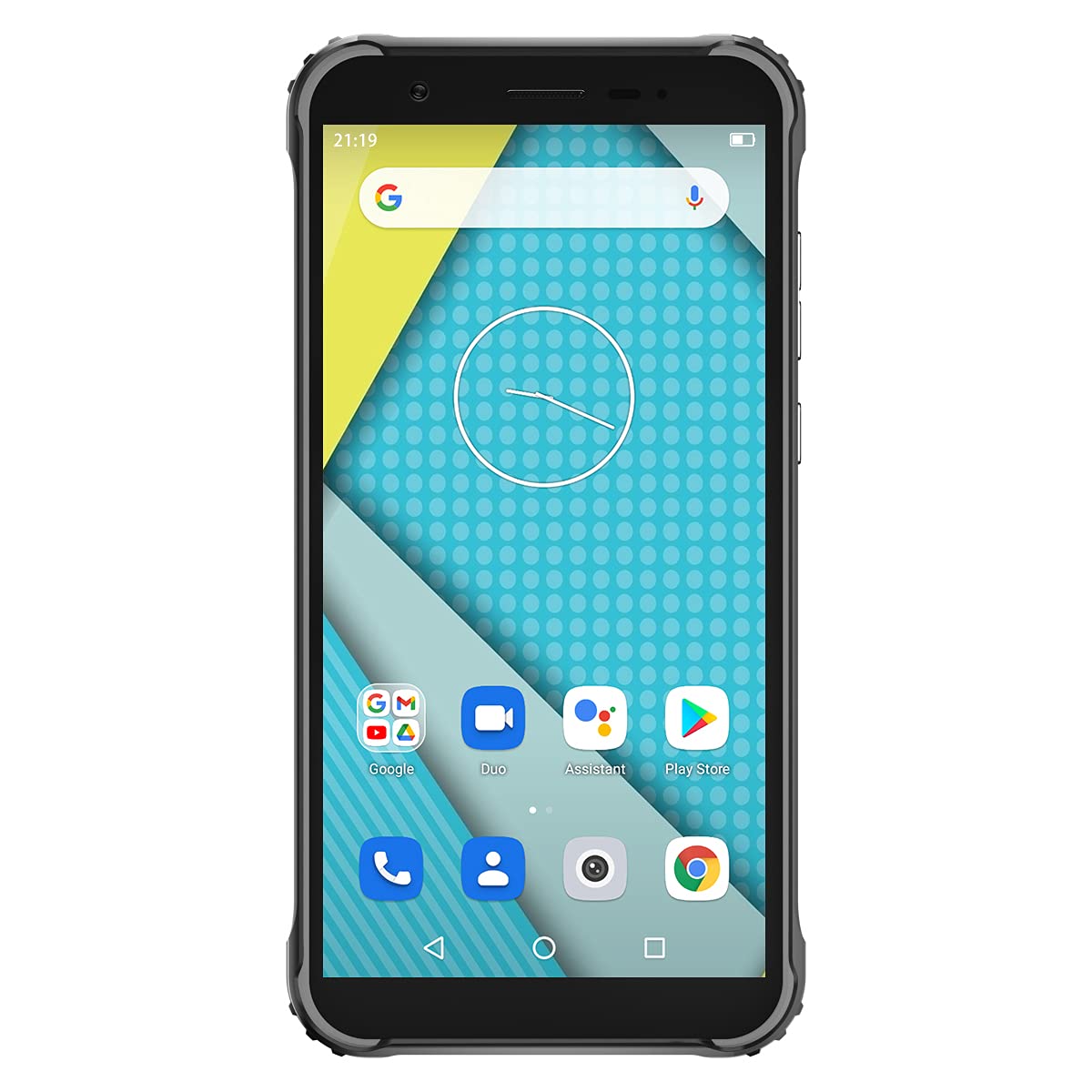Plum Gator 7 4G Volte Unlocked Rugged Smart Phone Military Grade IP69 Water Shock Proof 5580 mAh Battery - Black