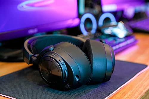 WC Freeze Nova Pro Wireless - Hybrid Fabric Cooling Gel Replacement Earpads for Steelseries Arctis Nova Pro Wireless by Wicked Cushions, Improved Durability, Thickness & Sound Isolation | Black