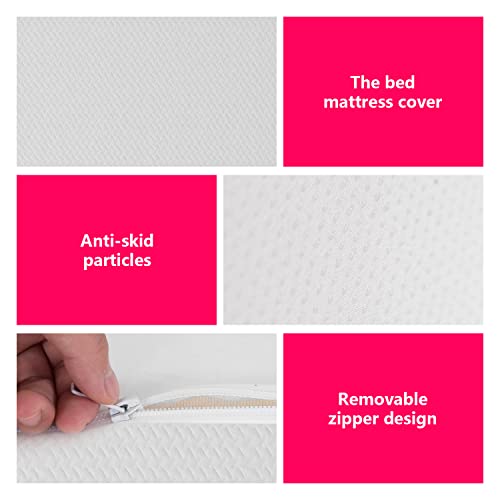 Twin Size Mattress,6 Inch Base Foam Mattress in a Box,Medium-Firm,Pressure Relief&Temperature Regulation,CertiPUR-US Certified,Fiberglass Free,White
