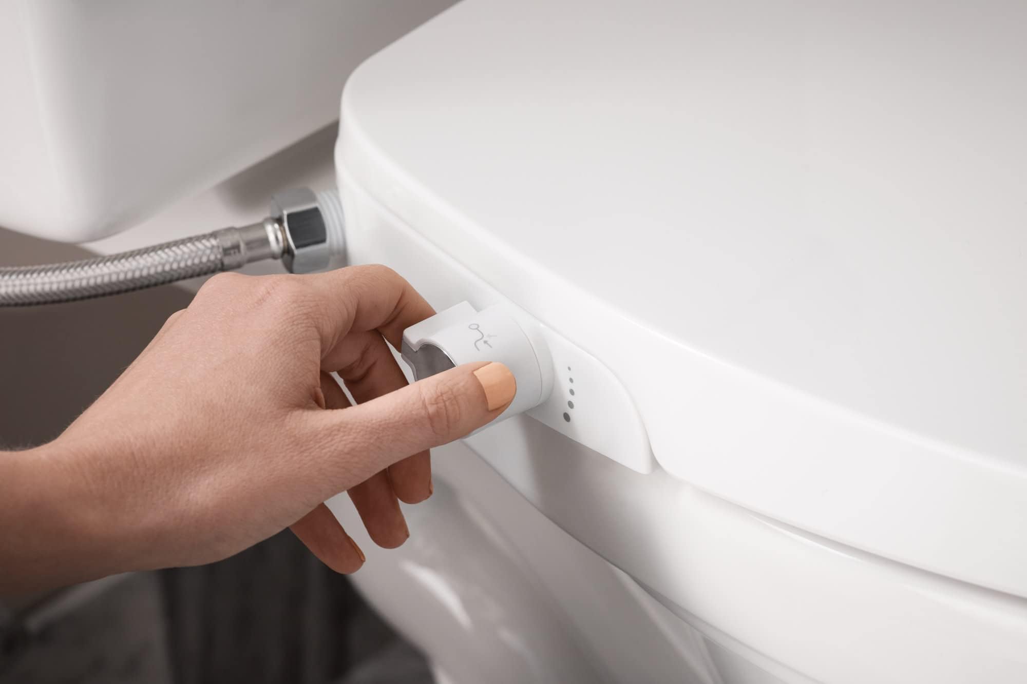 Moen EB500-E 2-Series Standard Non-Electronic Bidet Toilet Elongated Seats, White