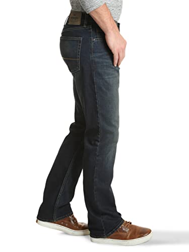 Wrangler Authentics Men's Relaxed Fit Boot Cut Jean, Dirt Road, 34W x 32L