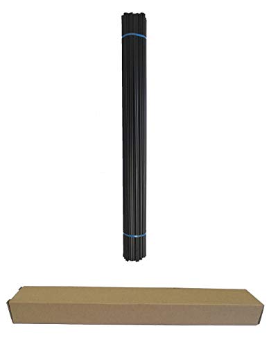 Polypropylene PP Plastic Welding Rods - 52Ft Length ,0.2"W x 0.1"H (Black)