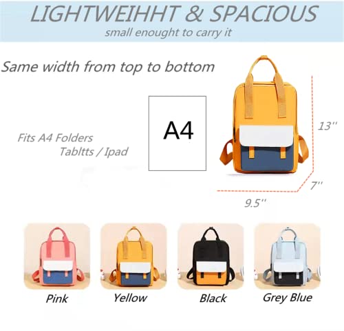 Yeerovan Preschool Backpack Kindergarten Little Toddler School Backpacks for Boys and Girls with portable-(015/Yellow)