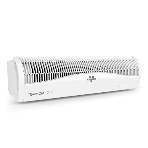 Vornado TRANSOM AE Window Fan Compatible with Alexa, 4 Speeds, Reversible Exhaust Mode, Weather Resistant Case, Whole Room,White & 184 Whole Room Air Circulator Tower Fan, 41", 184-41", Black