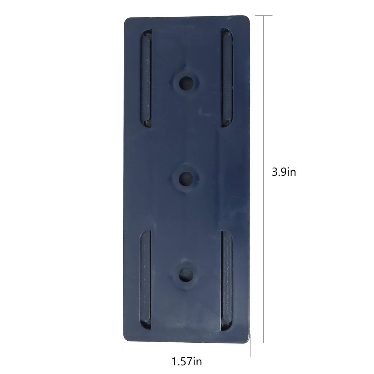 Power Strip Holder FMHXG 3PCS Blue Self Adhesive Power Strip Mounts, WiFi Router Surge Protector Mount Fixator, Wall Mount Punch Free Cable Management System