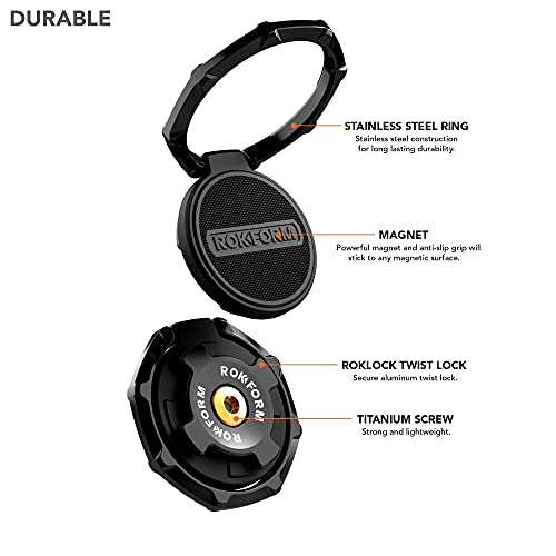Rokform - Galaxy S21 Ultra 5G Rugged Case + Magnetic Sport Ring Stand & Grip