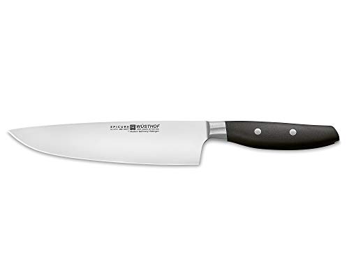 Wüsthof chef's knife, 20 cm blade, Epicure Slate, all-purpose knife, stainless, ergonomic handle, handy, sharp kitchen knife