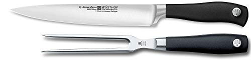 Wusthof Grand Prix II 2 Piece Carving Set, One size, Black